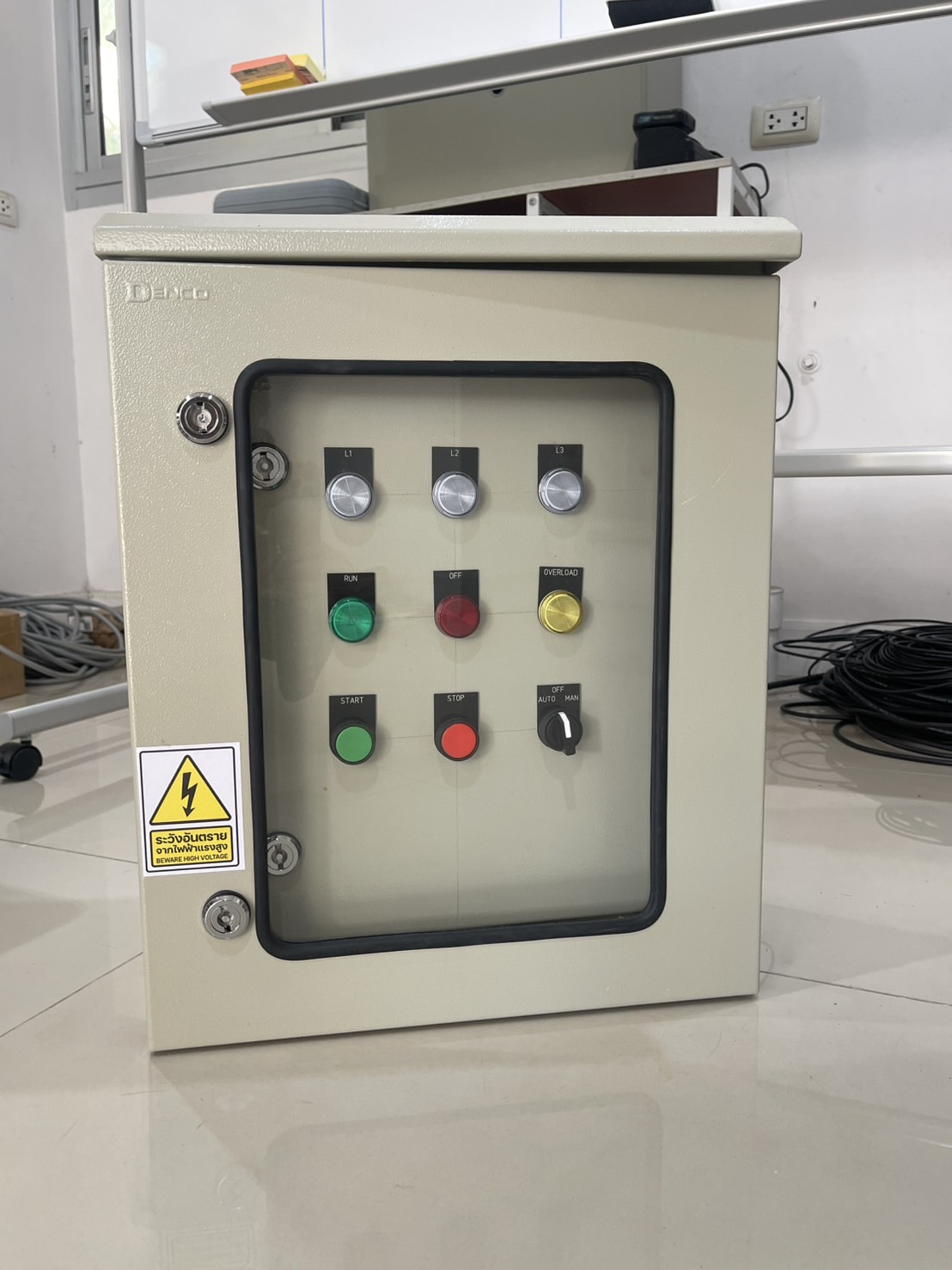 0.37Kw-3.7Kw DOL Mode Motor Control Panel IP45 ควบคุมตามระดับน้ำ (กัน ...